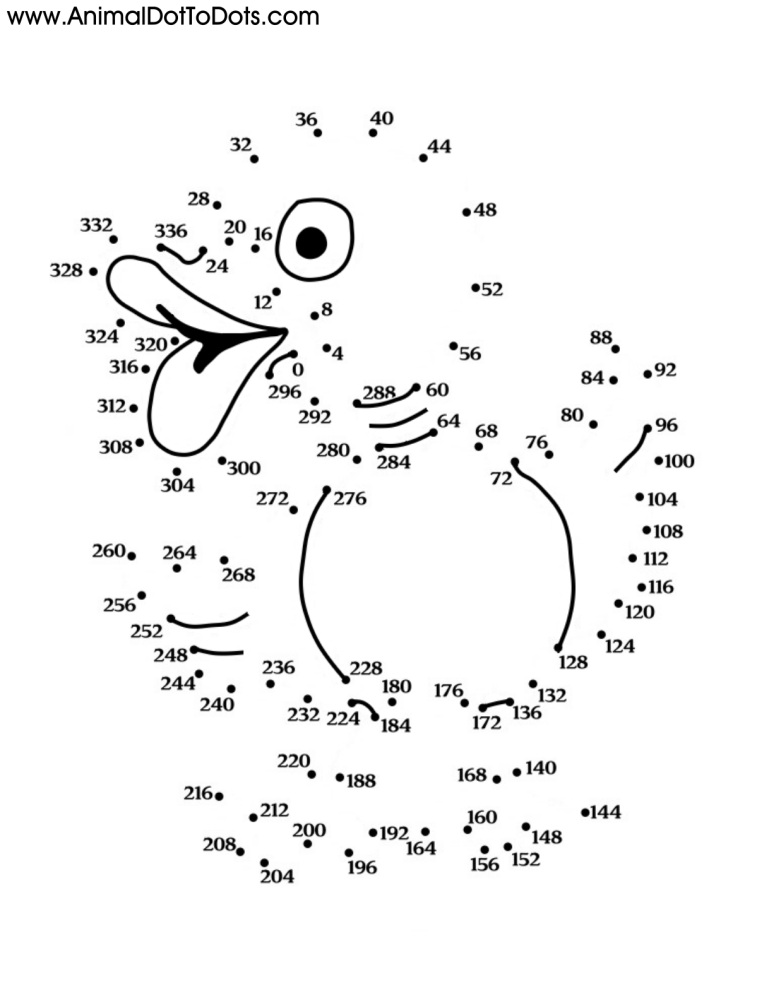 Animal Dot To Dot Printable